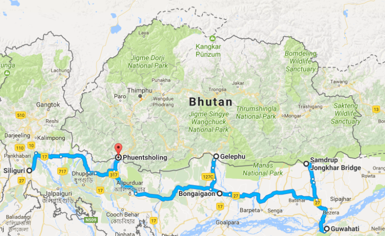 Entering Bhutan by road from India | Bhutan Acorn Tours and Travel
