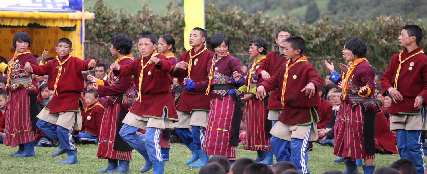 Merak & Sakteng School scouts | Bhutan Acorn Tours and Travel