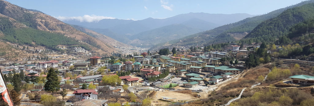 Thimphu-valley from changangkha lhalkhang | Bhutan Acorn Tours and Travel