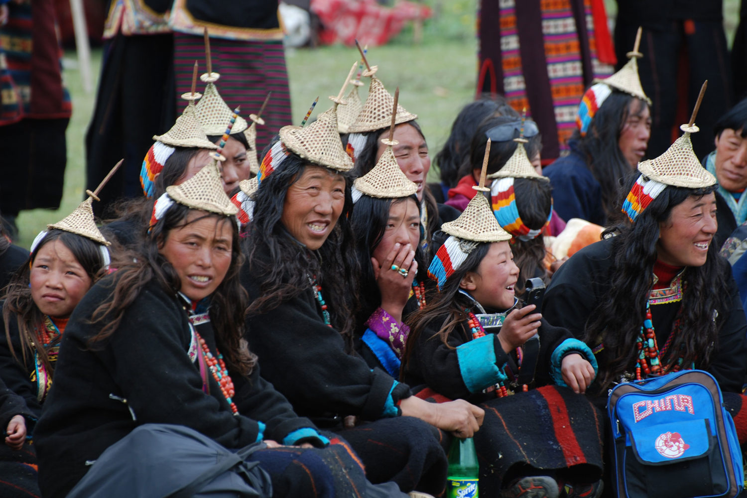 The people of Laya in their traditional costumes | Bhutan Acorn Tours ...