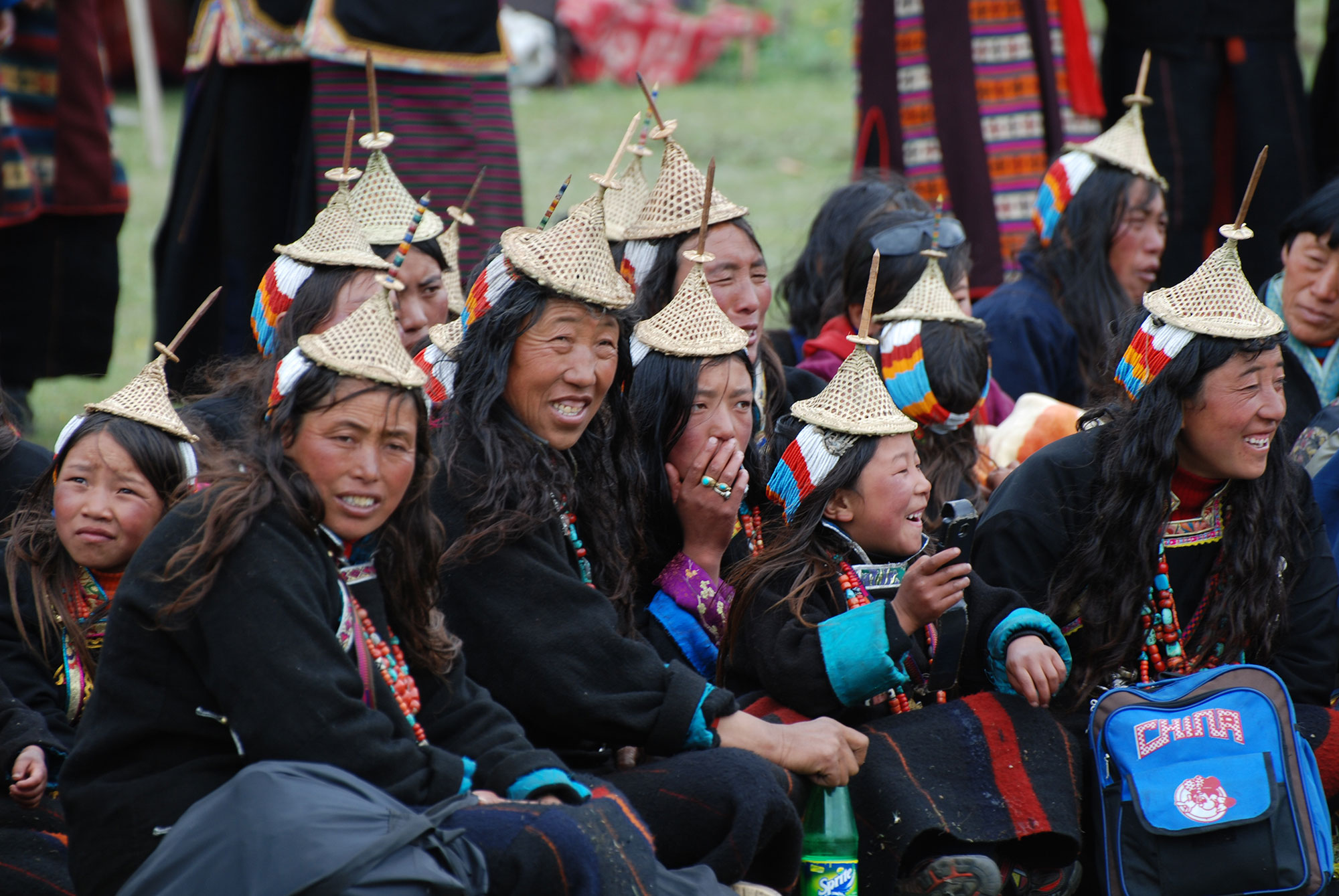 The people of Laya in their traditional costumes | Bhutan Acorn Tours ...